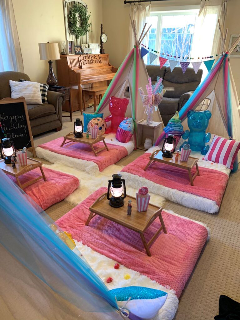 Indoor Sleepover Tents - Fargo Glamping